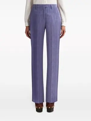 Etro Slub-texture Tailored Trousers