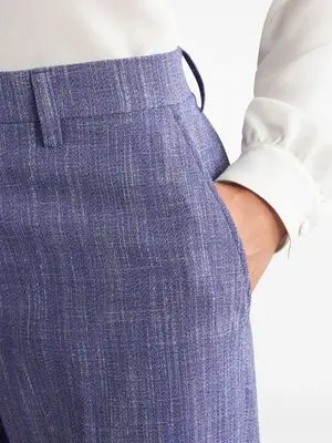 Etro Slub-texture Tailored Trousers