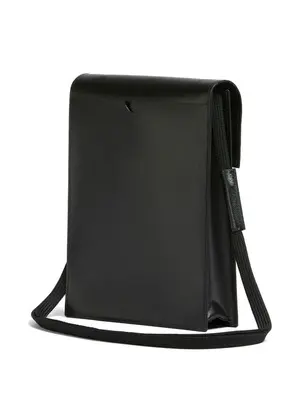 Marni Logo-print Press-stud Fastening Shoulder Bag - Black