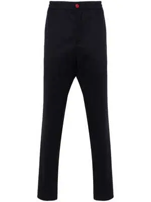 Kiton Logo Patch Trousers