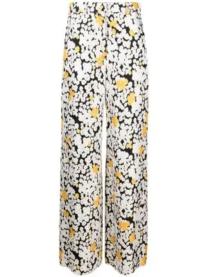 LANVIN Floral Wide-leg Trousers