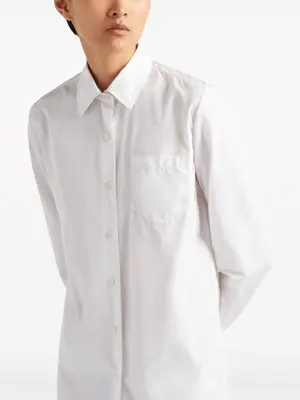 Prada Cotton Shirt Minidress