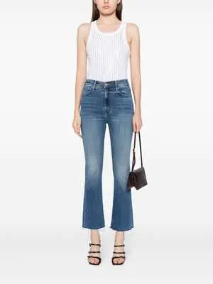 MOTHER Bootcut Cropped Jeans