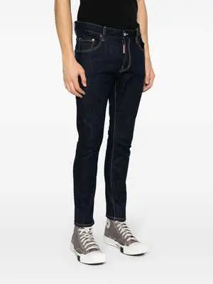 Dsquared2 Mid-rise Skinny Jeans - Blue