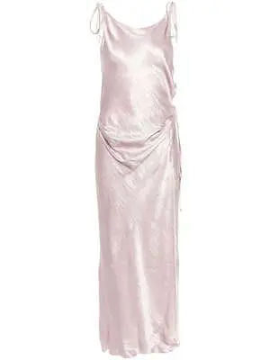 Acne Studios Sleeveless Satin Dress - Pink
