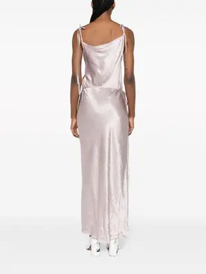 Acne Studios Sleeveless Satin Dress - Pink