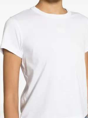 Alexander Wang Puff Logo Shrunken Cotton T-shirt - White