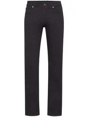 BILLIONAIRE Low-rise Straight-leg Jeans - Blue