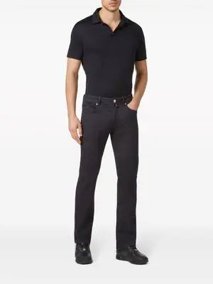 BILLIONAIRE Low-rise Straight-leg Jeans - Blue