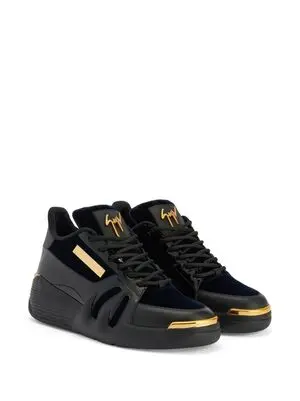 GIUSEPPE ZANOTTI Talon Mid-top Sneakers - Black