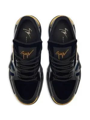 GIUSEPPE ZANOTTI Talon Mid-top Sneakers - Black