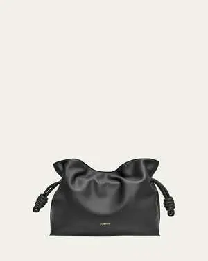 Loewe Flamenco Clutch Bag - Black