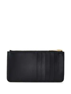 FERRAGAMO Gancini Leather Cardholder - Black