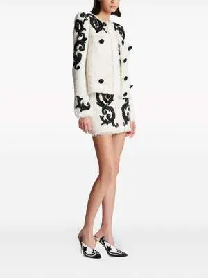 Balmain Embroidered Tweed Jacket