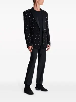 Balmain Stars-embroidered Blazer