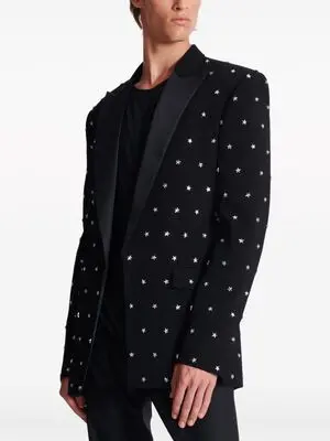 Balmain Stars-embroidered Blazer