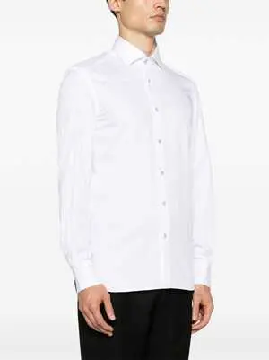 Boglioli Long-sleeve Cotton Shirt - White