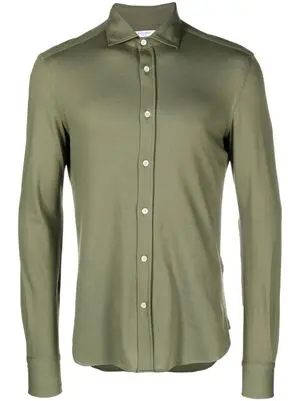 Boglioli Spread Collar Shirts For Men