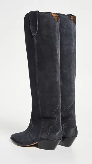 Isabel Marant Étoile Denvee Knee High Boots - Faded Black
