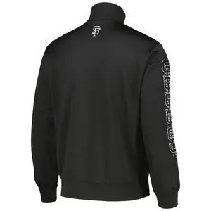 PLEASURES San Francisco Giants Pitcher Full-zip Track Jacket