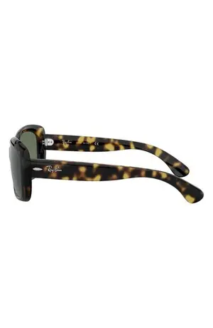 Ray-ban Jackie Ohh Cat Eye Sunglasses - Lite Havana/green Solid