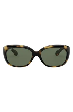 Ray-ban Ray-Ban Jackie Ohh Cat Eye Sunglasses Lite Havana/green Solid