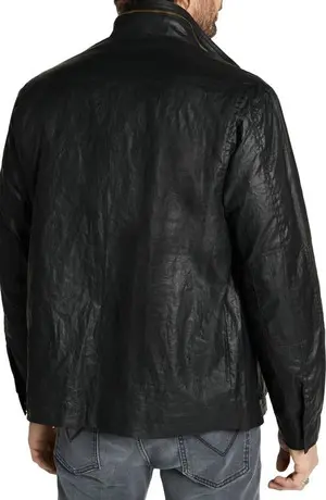 John Varvatos Irving Coated Linen Jacket