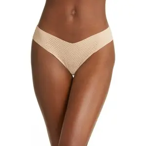 Commando Party Starter Crystal Thong Fashion Icon Beige