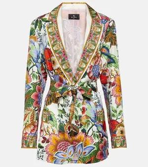 Etro Floral Silk Jacket