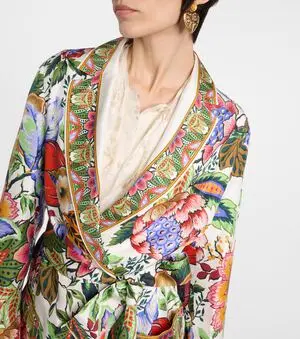 Etro Floral Silk Jacket