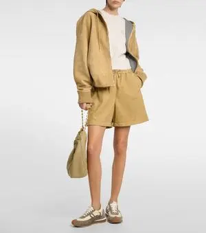 Loewe Flow Runner Suede-trimmed Sneakers