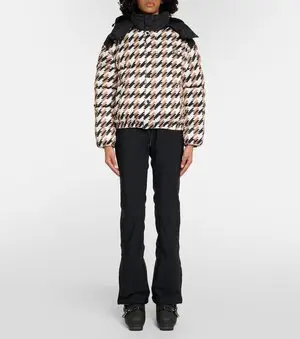 Perfect Moment Moment Houndstooth Down Jacket