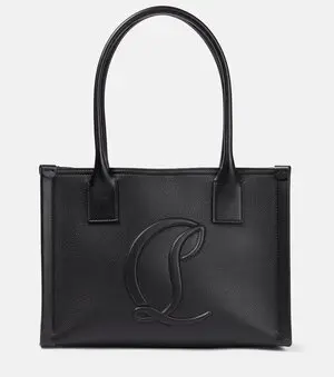 CHRISTIAN LOUBOUTIN By My Side Large Leather Tote - Black