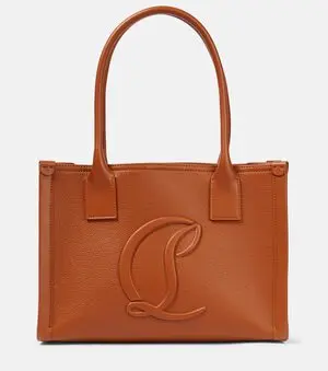 CHRISTIAN LOUBOUTIN By My Side Large Leather Tote - Brown