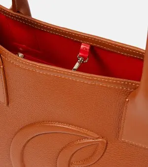 CHRISTIAN LOUBOUTIN By My Side Large Leather Tote - Brown