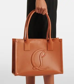 CHRISTIAN LOUBOUTIN By My Side Large Leather Tote - Brown
