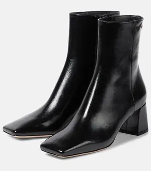GIANVITO ROSSI Freeda Leather Ankle Boots