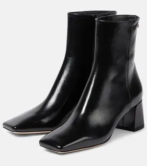 GIANVITO ROSSI Freeda Leather Ankle Boots