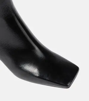 GIANVITO ROSSI Freeda Leather Ankle Boots