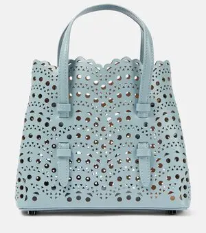 Alaïa Mina 20 Vienne Wave Leather Shoulder Bag