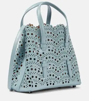 Alaïa Mina 20 Vienne Wave Leather Shoulder Bag