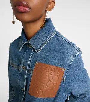 Loewe Anagram Denim Jacket - Blue