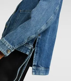 Loewe Anagram Denim Jacket - Blue