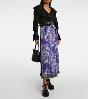 Etro Floral Maxi Skirt