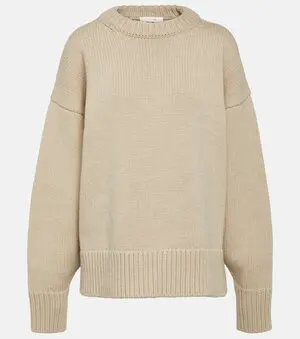 THE ROW Ophelia Wool And Cashmere Sweater - Beige