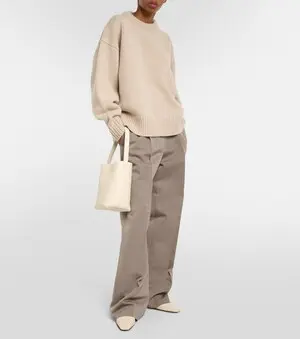 THE ROW Ophelia Wool And Cashmere Sweater - Beige