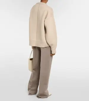 THE ROW Ophelia Wool And Cashmere Sweater - Beige