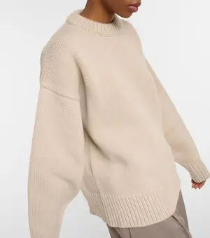 THE ROW Ophelia Wool And Cashmere Sweater - Beige