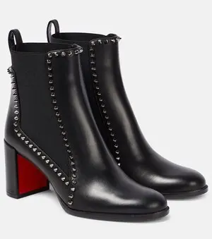 Christian Louboutin Trimmed Booties