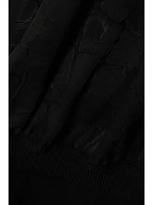 Alaïa Archetypes Hooded Satin-jacquard Bodysuit